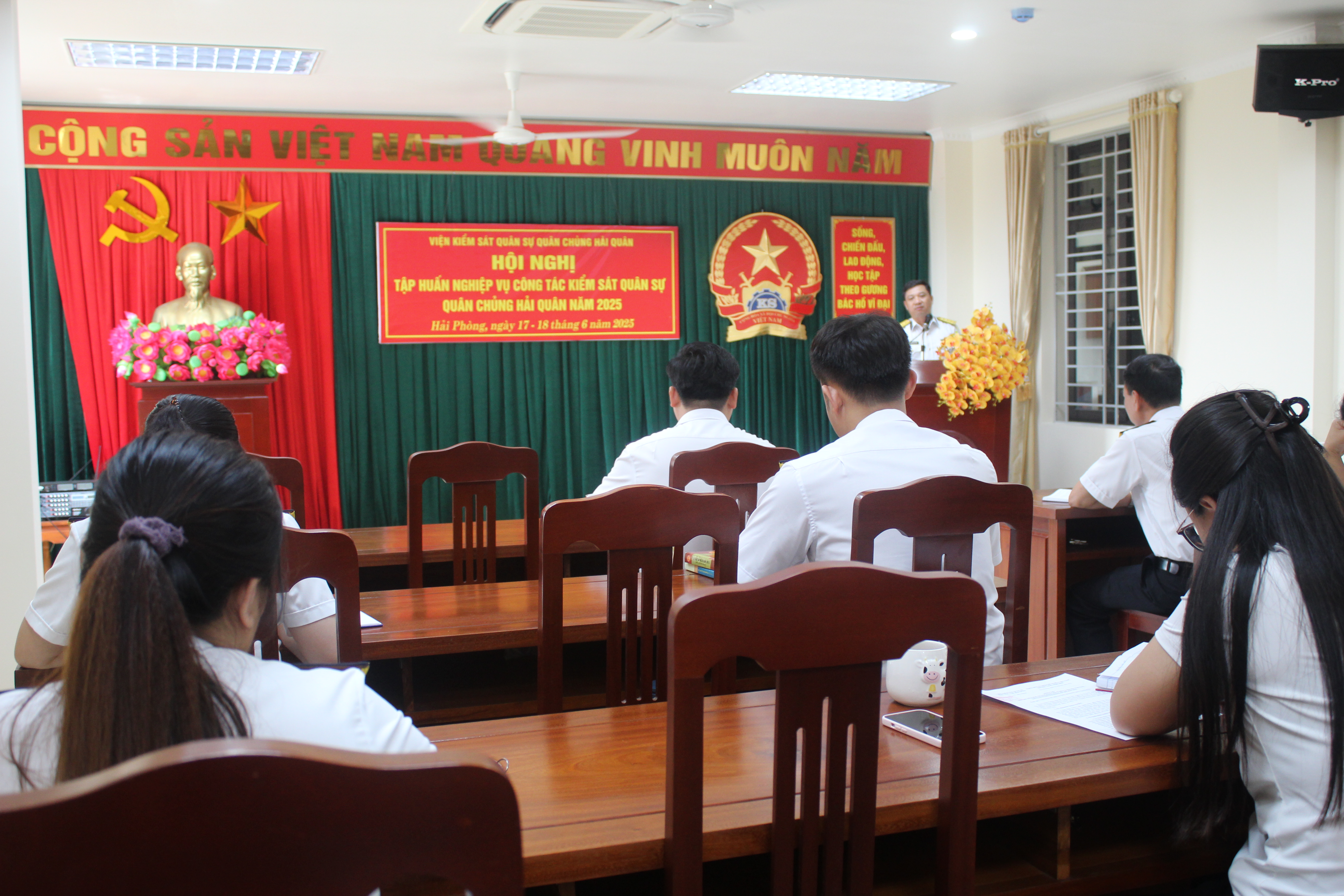 Viện Kiểm sát quân sự Quân chủng tập huấn nghiệp vụ công tác kiểm s ...